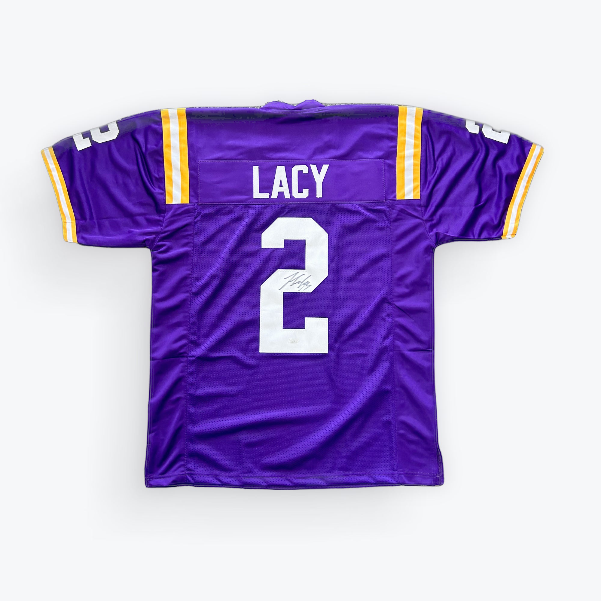 Kyren Lacy Autographed Custom LSU Jersey | Pro Dreams