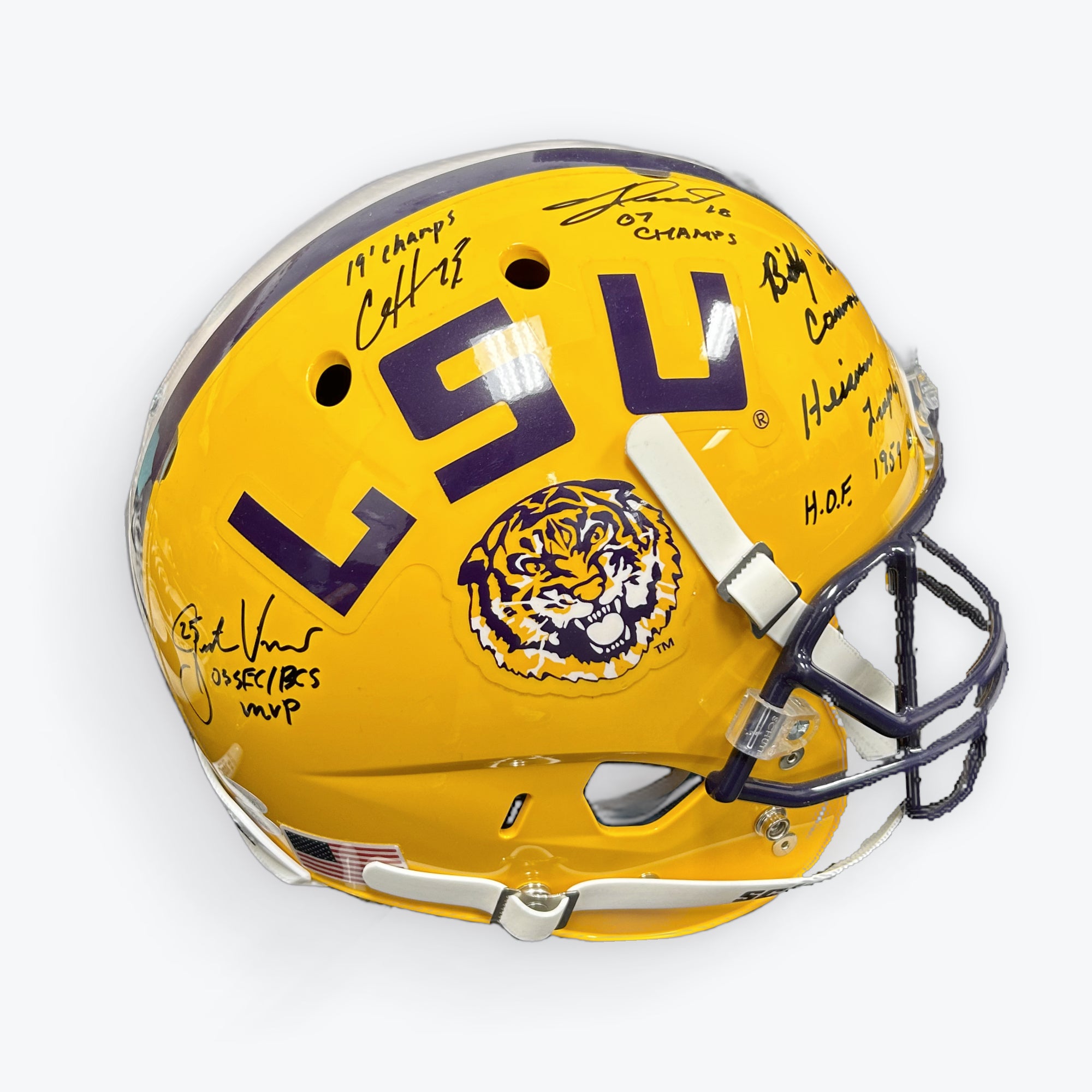 Quadruple Running Back Full Size Replica Helmet (Cannon, Hester ...